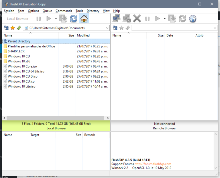 Flash FXP (El Mejor Programa Cliente FTP Gratuito) y en Español — Spek ...
