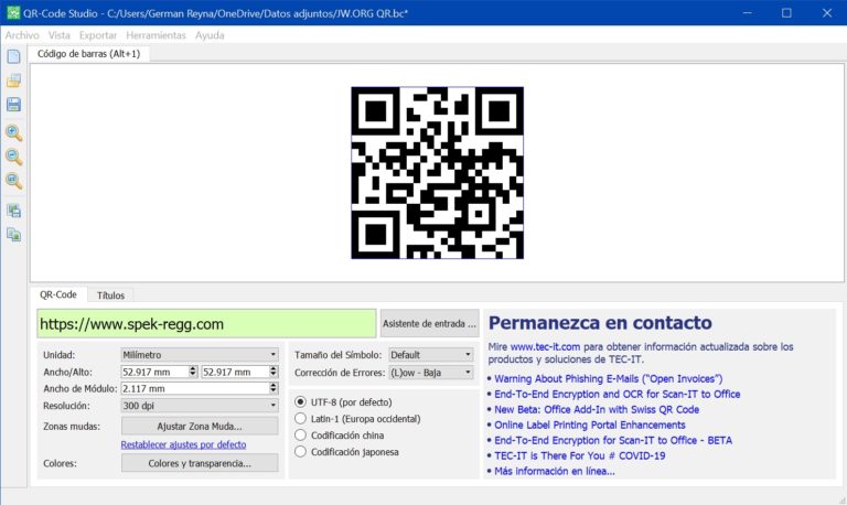 Genera tus Codigos QR Gratis con el Programa QR-Code Studio (Descarga ...